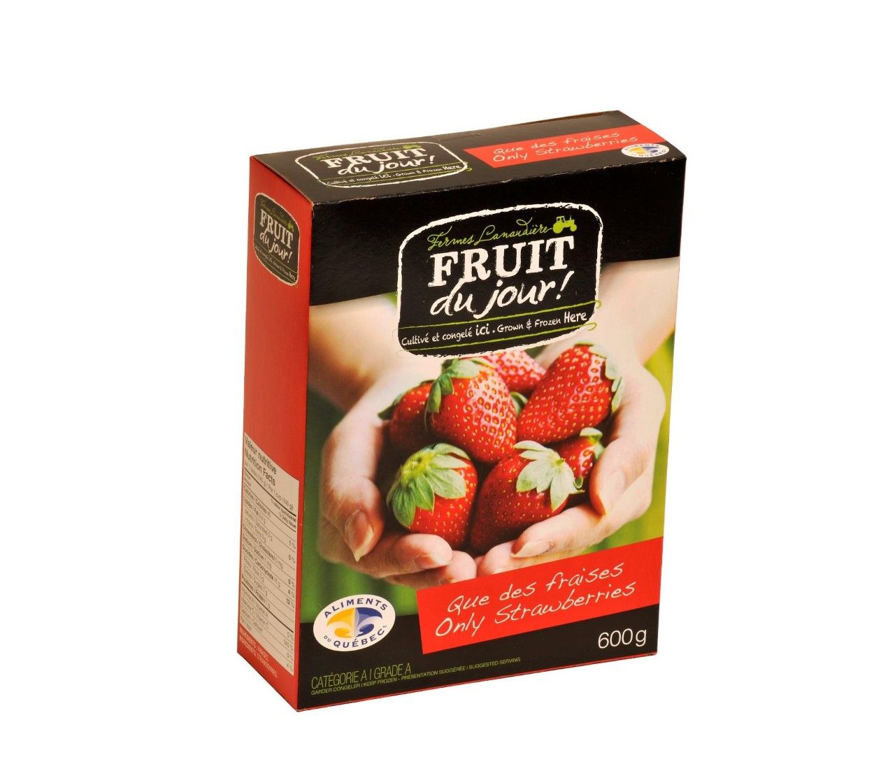 Fraises surgelées | Fruit Du Jour | Aliments du Québec