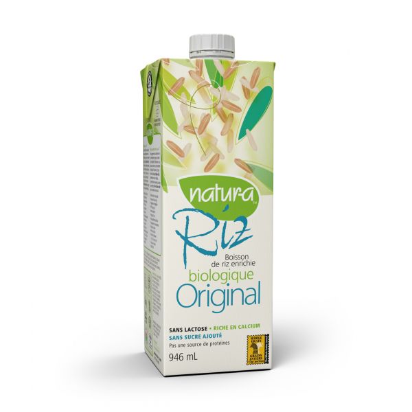 boisson de riz enrichie biologique original | Aliments Natura ...
