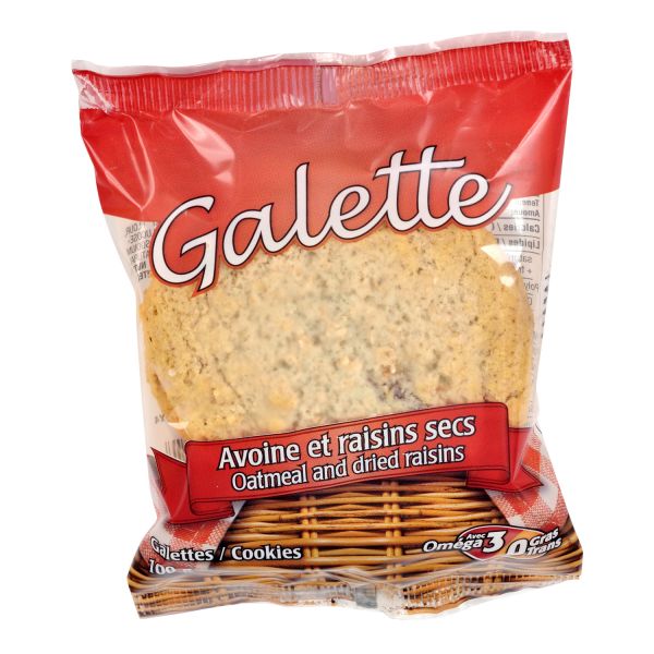 Galette cuit Avoine et Raisin GC010 | NOVALI GOURMET INC. | Aliments du ...