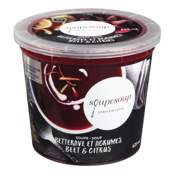 Soupe betterave et agrumes | Les aliments Kamloop | Aliments du Québec