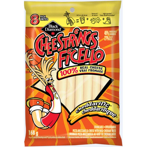 Ficello Blanc Cheestrings , Cheddarific | Parmalat Canada Inc ...