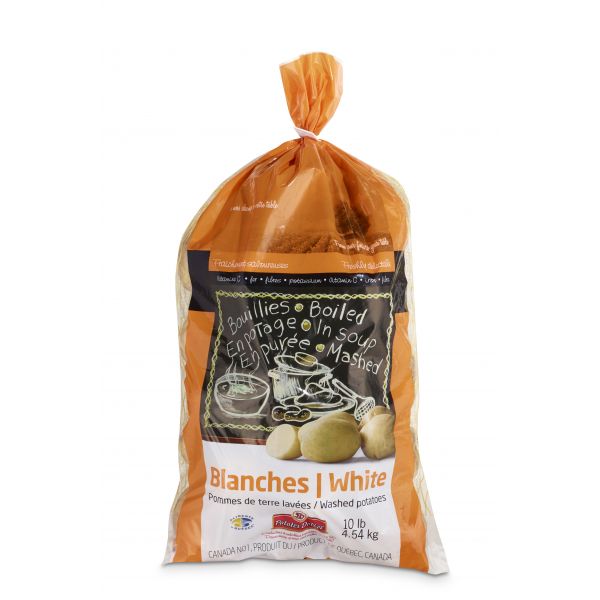 Pommes de terre Blanche | Patates Dolbec inc. | Aliments du Québec