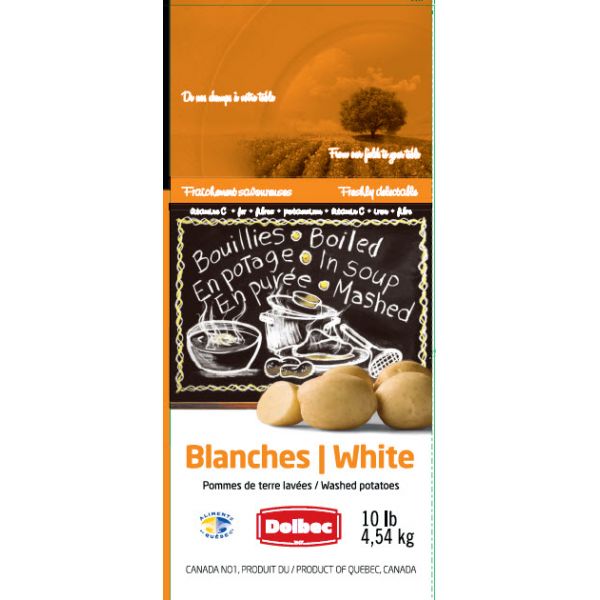 Pommes de terre jaunes de table | Patates Dolbec inc. | Aliments du Québec