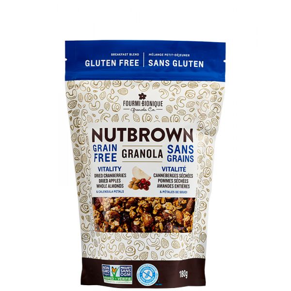 Granola Nutbrown sans grains VITALITÉ | LA FOURMI BIONIQUE INC ...