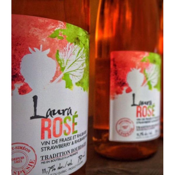 Laura: Vin de Fraises et de Rhubarbes | Ferme Bourdages Inc | Aliments ...