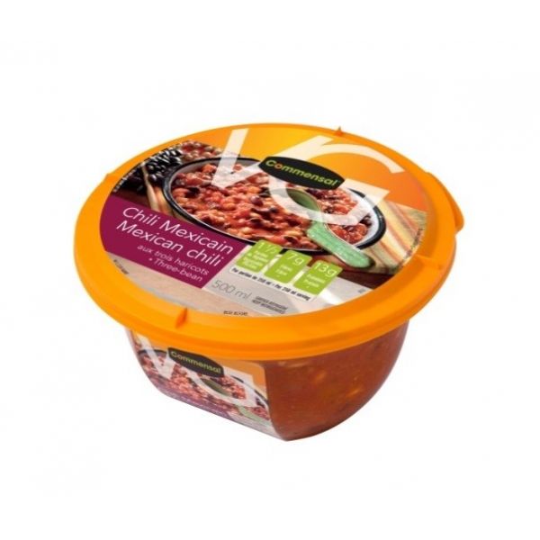 Chili mexicain aux trois haricots | Groupe Commensal | Aliments du Québec