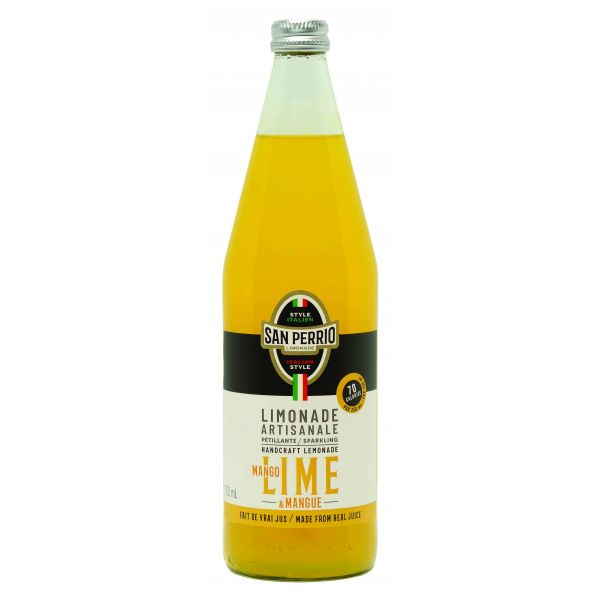 Limonade artisanale pétillante - Lime & Mangue | Vergers Paul Jodoin ...