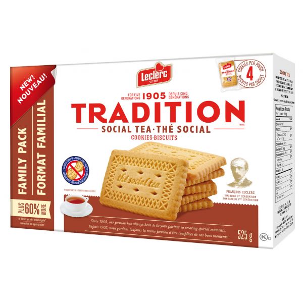 Biscuit thé social | Biscuits Leclerc | Aliments du Québec