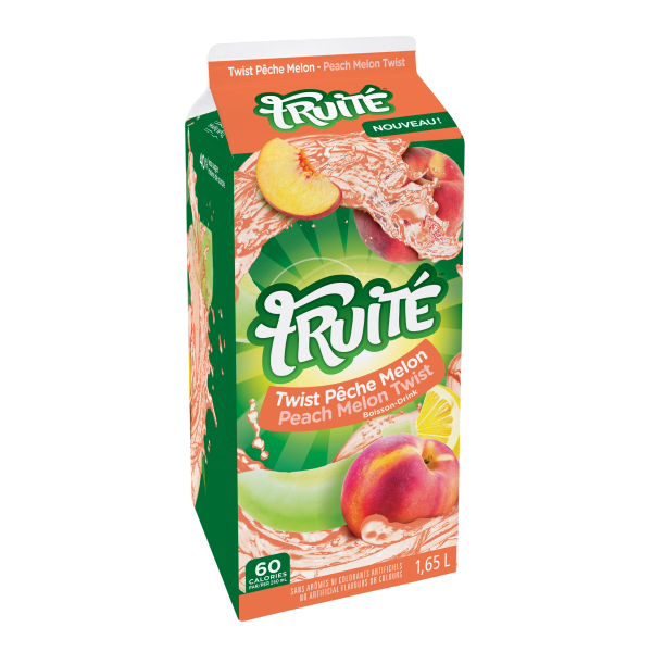 Fruité Twist Pêche Melon | A. Lassonde Inc. | Aliments du Québec