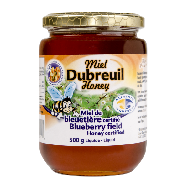 Blueberry field Honey | Miel Dubreuil inc. | Aliments du Québec