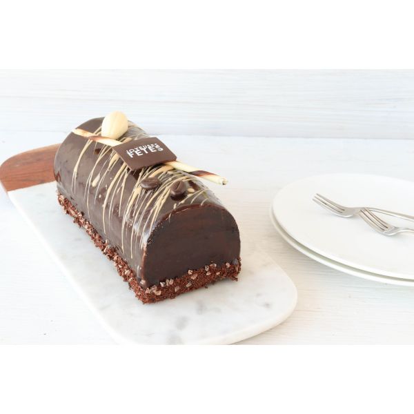 Buche Croquant au café | Pâtisserie Jessica | Aliments du Québec