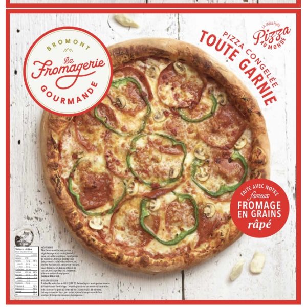 Pizza toute garnie | Fromagerie Gourmande de Bromont Inc. | Aliments du ...