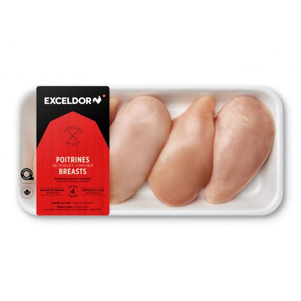 Poitrines désossées familiales | Exceldor Coopérative | Aliments du Québec