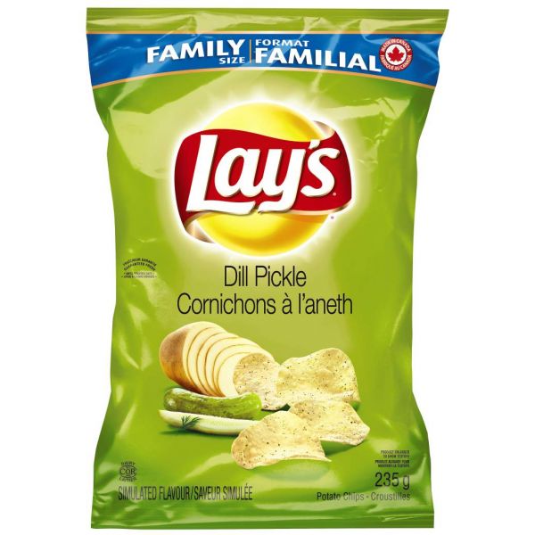Lay's Cornichons à l'aneth | PepsiCo Foods Canada | Aliments du Québec