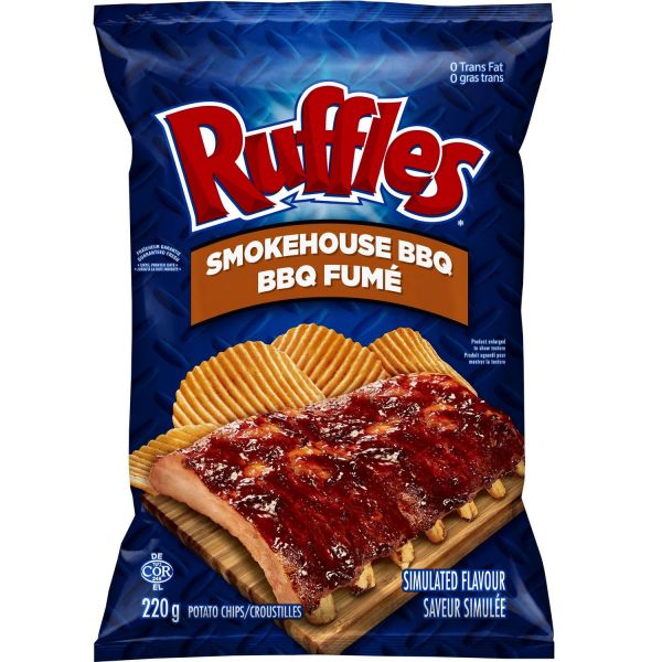 Ruffles BBQ Fumé Croustilles | PepsiCo Foods Canada | Aliments du Québec