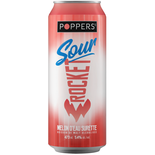 Poppers Rocket Sour Watermelon 5,4% | BREW-ALLIANCE INC. | Aliments du ...