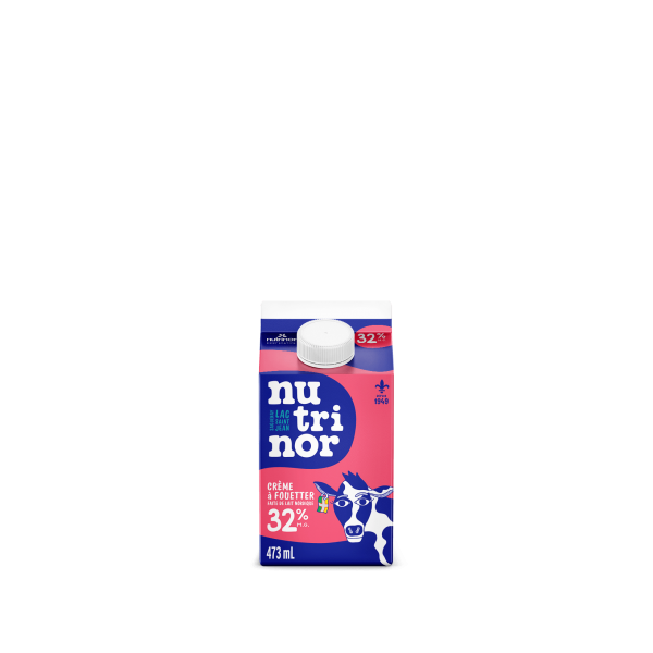 Crème à fouetter 32% | Nutrinor Lait nordique | Aliments du Québec