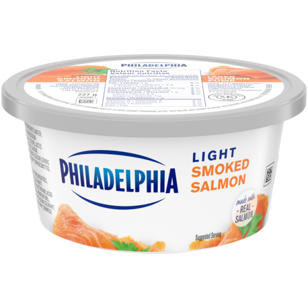 Philadelphia Léger Samon Fumé | KraftHeinz | Aliments du Québec