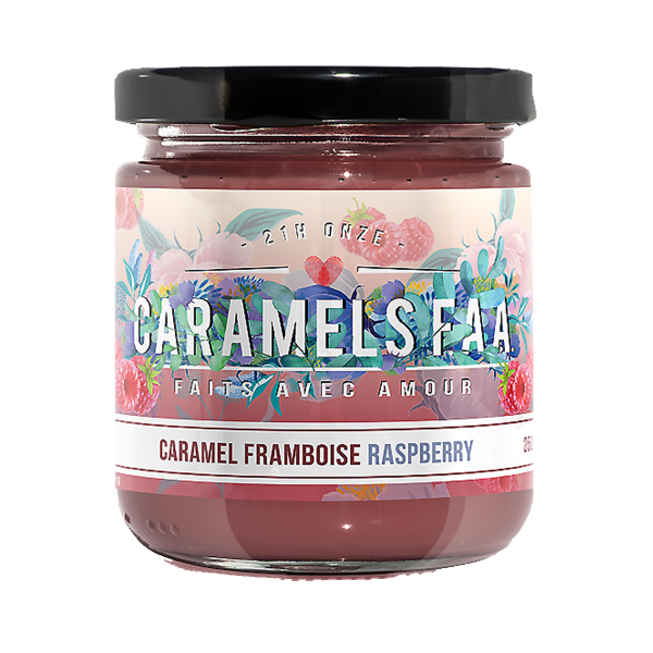 Caramel framboise | CARAMELS F.A.A. | Aliments du Québec