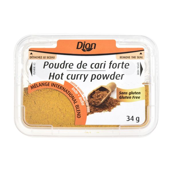 Poudre de Cari Fort | Dion Herbes & Épices | Aliments du Québec