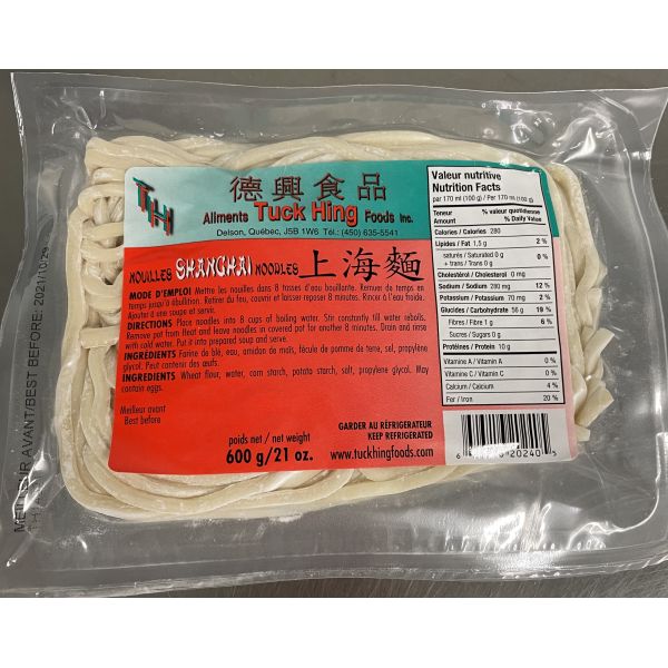 Nouilles SHANGHAI | Les aliments Tuck Hing | Aliments du Québec