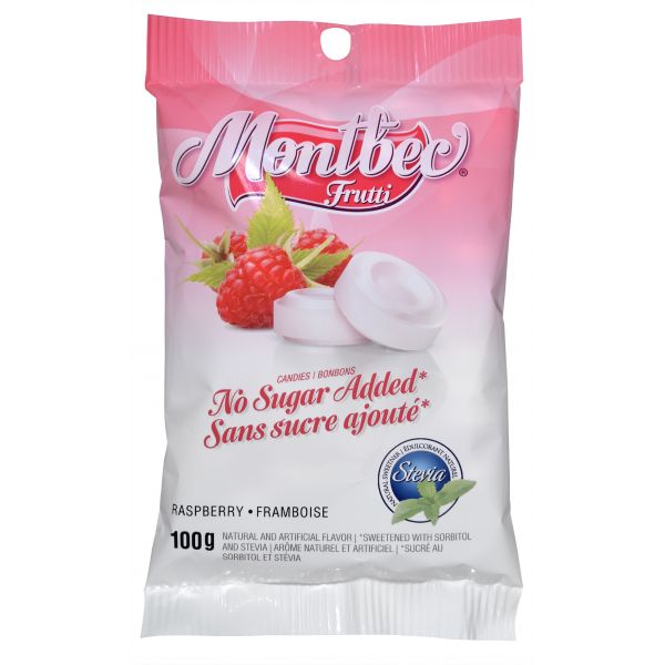 No Sugar Added Raspberry Candies | Aliments Mont-Bec Foods Inc ...