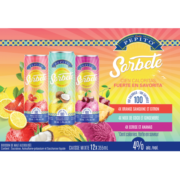 Pepito Sorbete Mix Pack | BREW-ALLIANCE INC. | Aliments du Québec