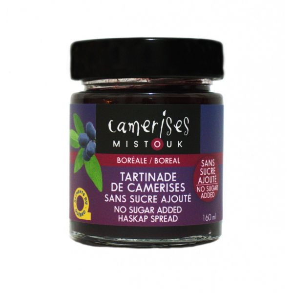 Tartinade boréale de camerises sans sucre ajouté | Camerise Mistouk ...