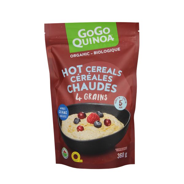 Céréales chaudes 4 grains | GoGo Quinoa | Aliments du Québec