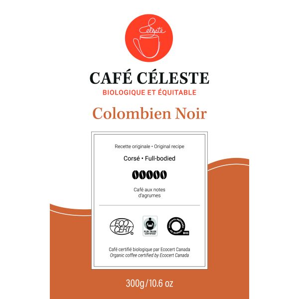 Colombien Noir (moulu) | Les Cafés Clément VIII inc. | Aliments du Québec