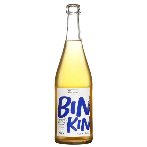Bin Kin cidre pétillant naturel | Domaine Lafrance | Aliments du Québec