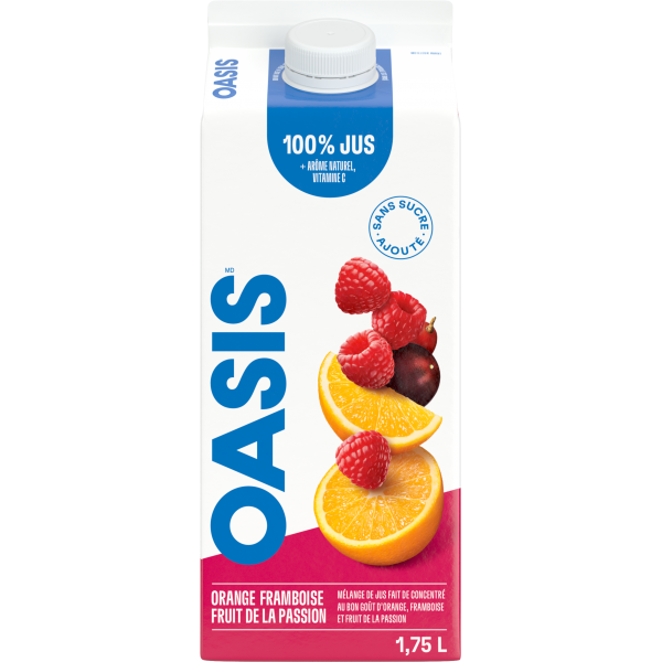Jus Orange/framboise/passion | A. Lassonde Inc. | Aliments du Québec