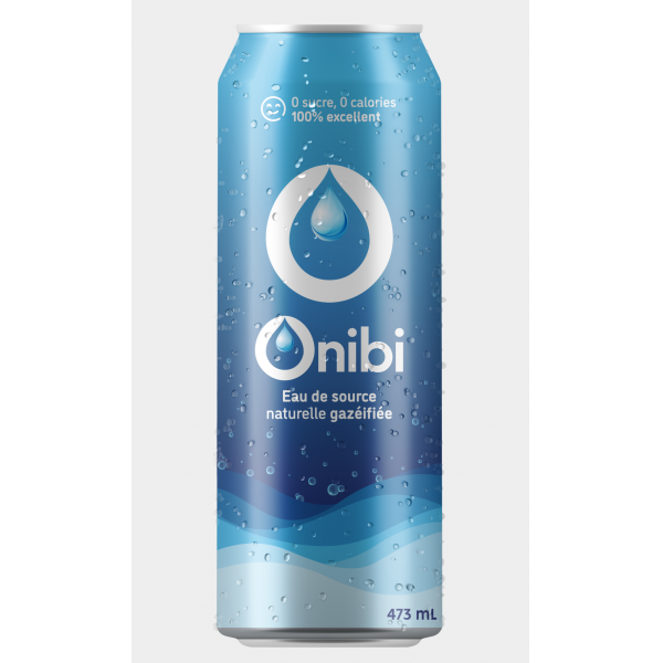 Eau de source naturelle gazéifiée | Onibi | Aliments du Québec