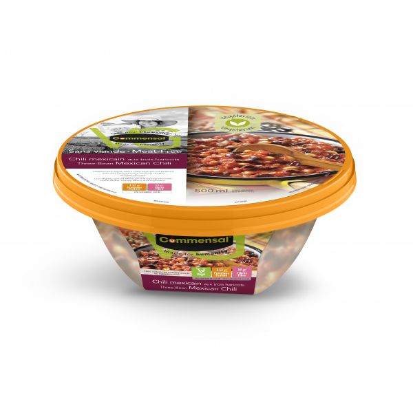 Chili Mexicain aux trois haricots | Groupe Commensal | Aliments du Québec