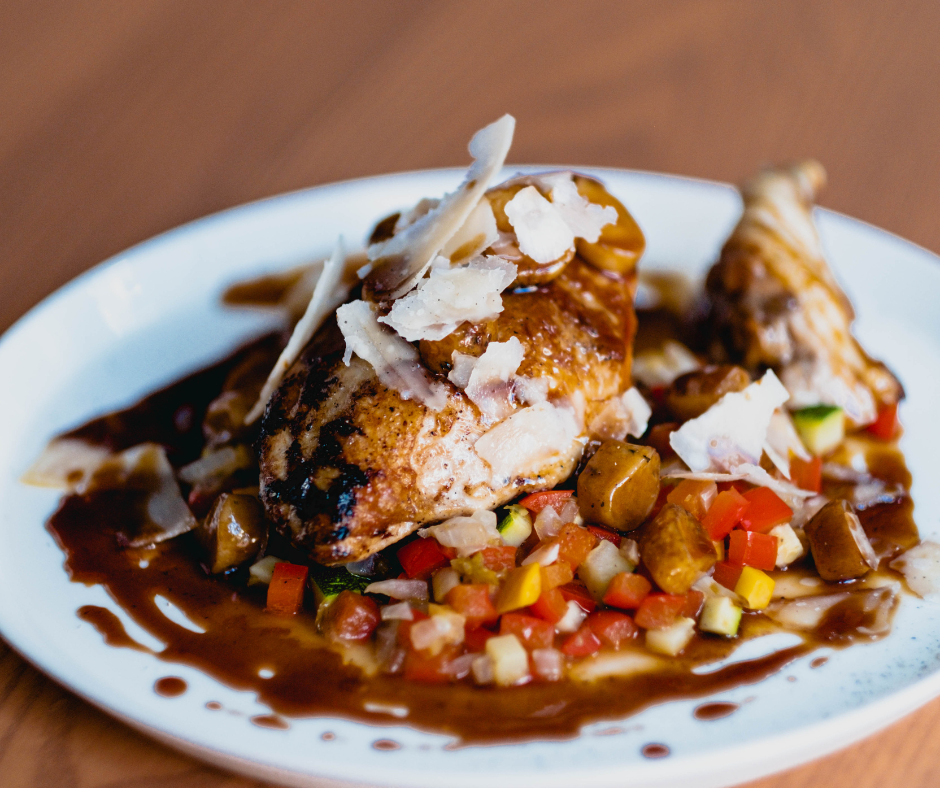 Recette de volaille, gnocchis aux chanvres et ratatouille | Recette 100 ...