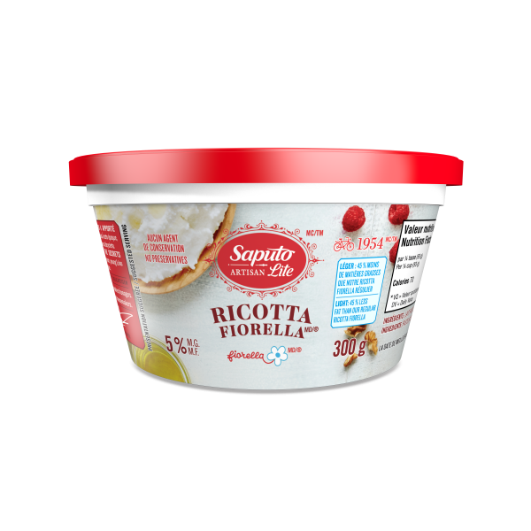 Ricotta Fiorella 5% M.G. Légère | Saputo Produits Laitiers Canada S.E.N ...