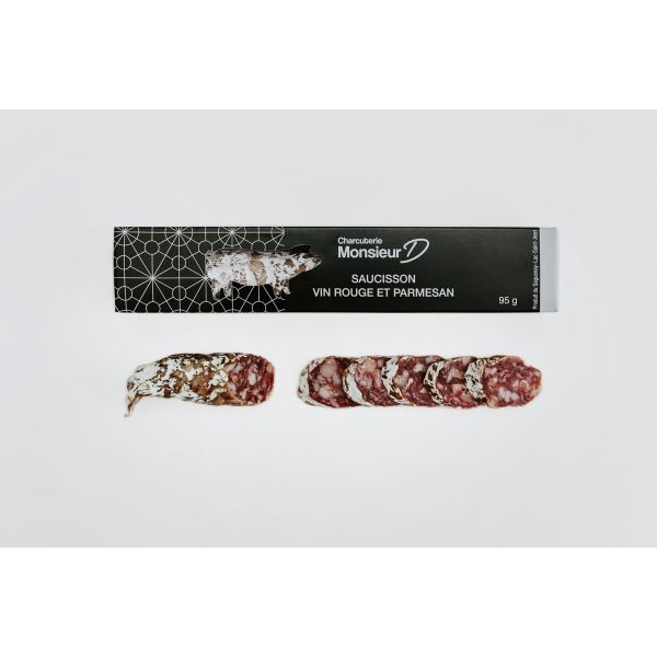 Saucisson vin rouge et parmesan | La Salaison inc. | Aliments du Québec