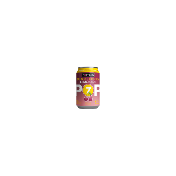 Poppers Black Cherry Lemonade 355mL | BROUE-ALLIANCE INC. | Aliments du ...