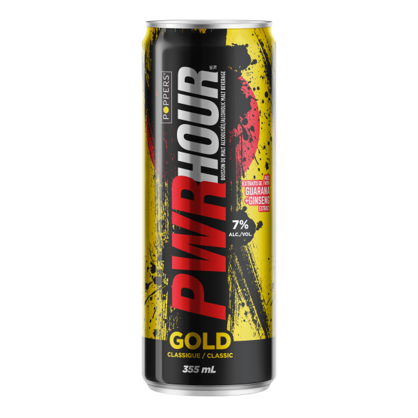 Poppers PWRHOUR Gold | BROUE-ALLIANCE INC. | Aliments du Québec