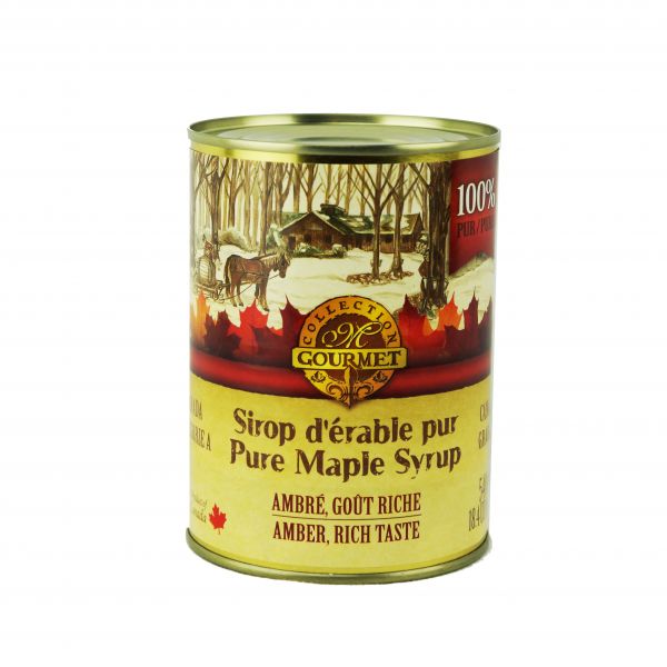 Sirop d’érable Pur CANADA A- Ambré, Goût Riche - Boîtes de métal | La ...