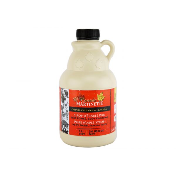 O CANADA - Sirop d’érable Pur - TRÈS FONCÉ, Goût Prononcé - Cruchon | La Ferme Martinette ...