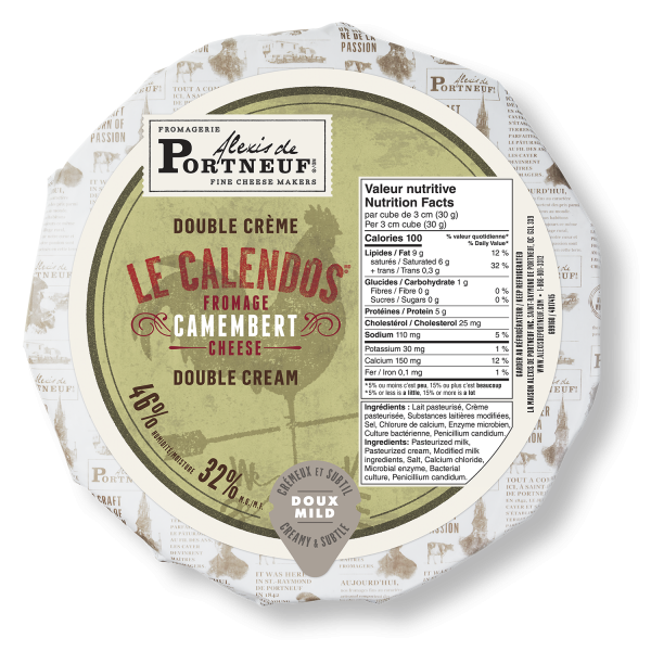 Le Calendos Camembert 32% M.G. | Saputo Produits Laitiers Canada S.E.N ...