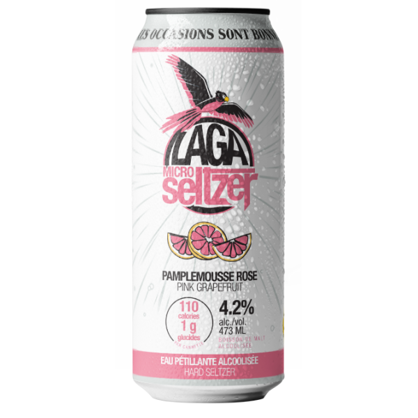 Lagaseltzer Pamplemousse rose | Lagabière, microbrasserie inc ...