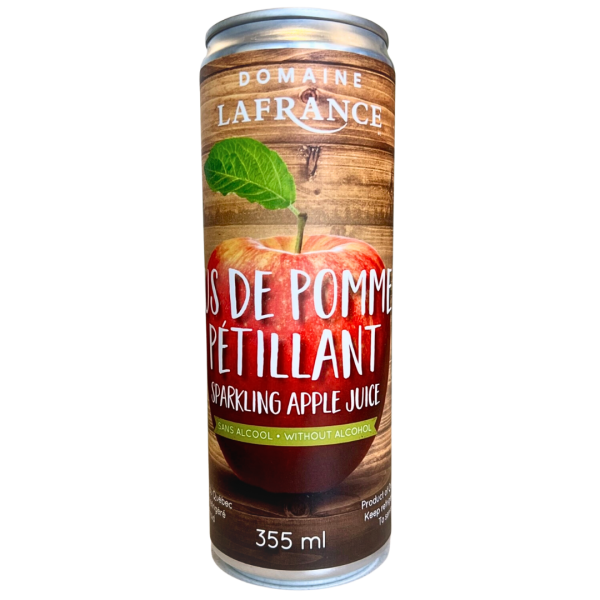 Jus de pomme pétillant | Domaine Lafrance | Aliments du Québec