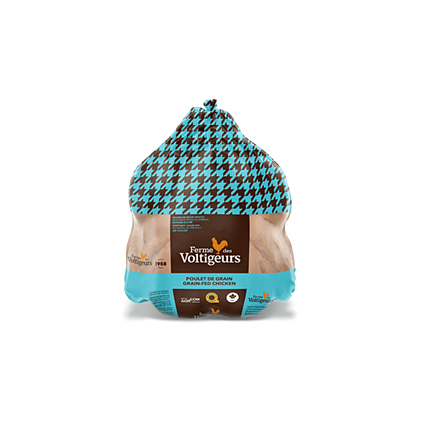 Large Whole Grain-Fed Chicken | Ferme des Voltigeurs inc. | Aliments du ...