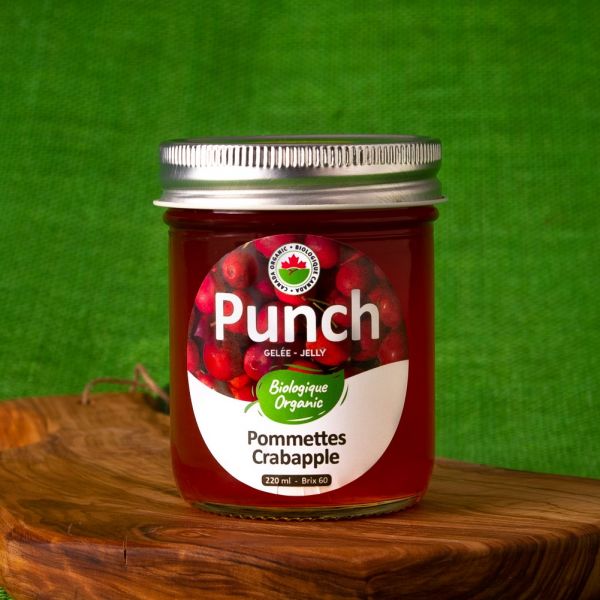 Gelée biologique de pommettes | Tartinades Punch Ltée | Aliments du Québec