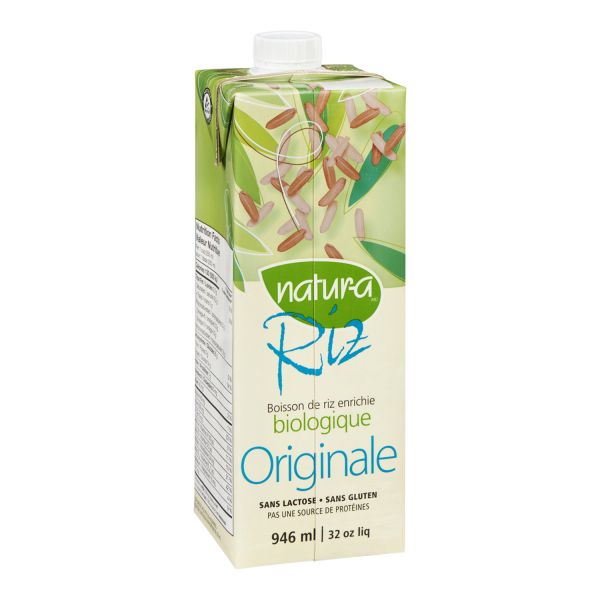 boisson de riz enrichie biologique original | Aliments Natura ...