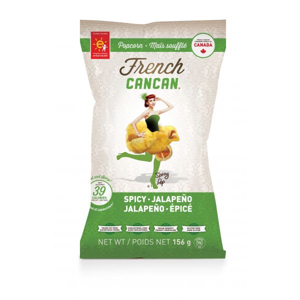 Popcorn French Cancan jalapeño | Imperial Snacking | Aliments du Québec