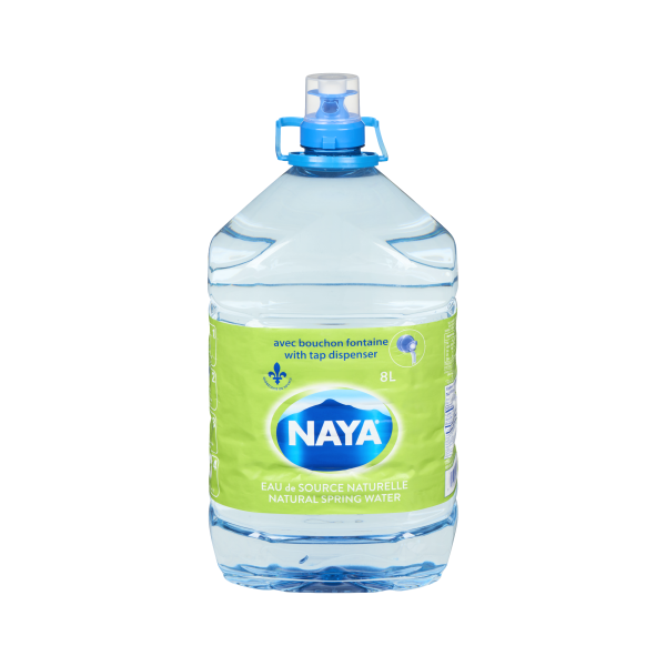 8 L - Eau de source naturelle Naya | Eaux Naya Inc. | Aliments du Québec
