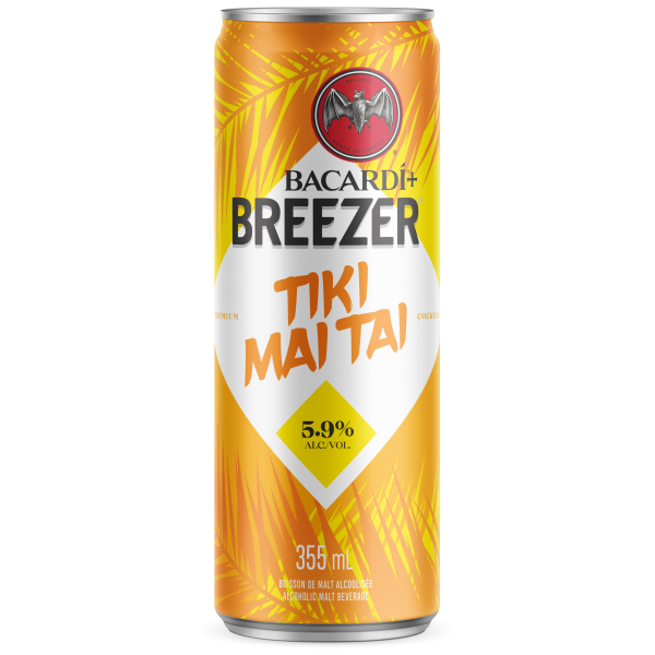 Bacardi Breezer Cocktail Tropical Tiki Mai Tai 355mL SL | BROUE ...
